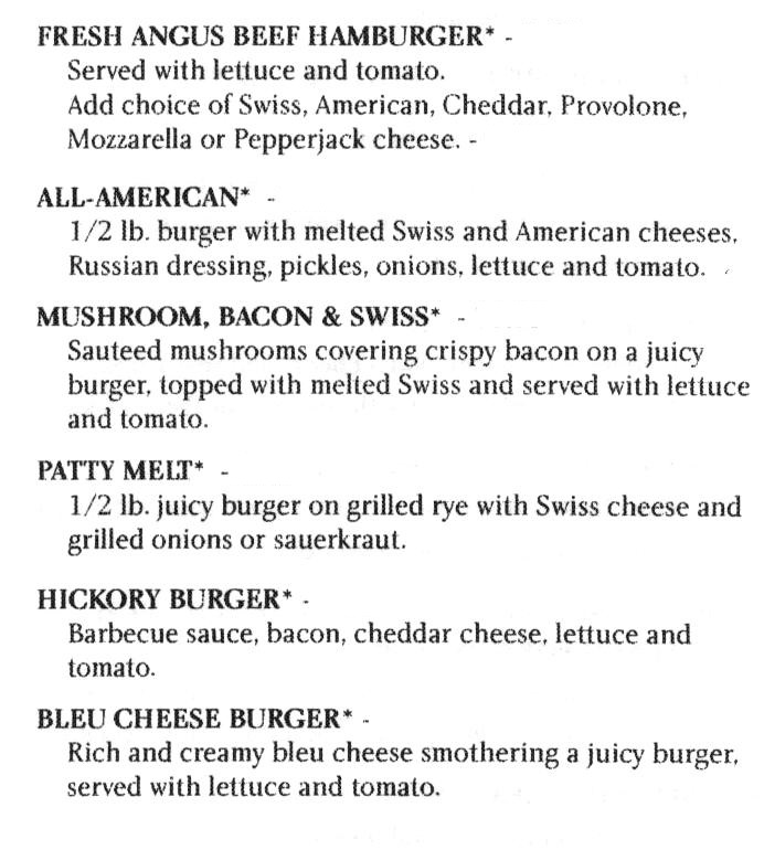 Pudges Place Deli and Cafe - 1/2 Pound Certified Angus Beef Burgers All ...